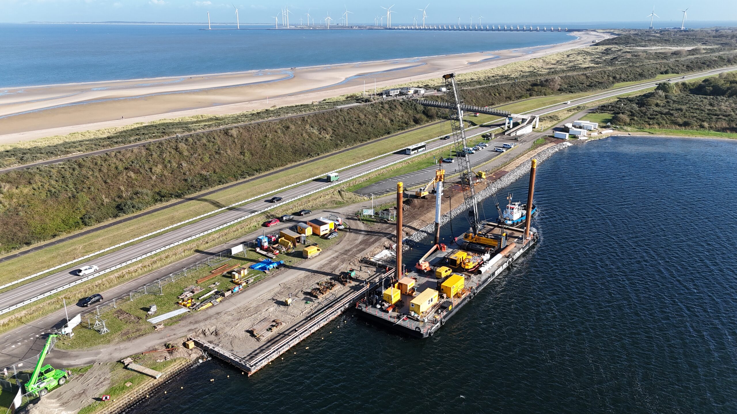 Renovatie Loswallen Brouwersdam en Veerse Gatdam - Van der Straaten