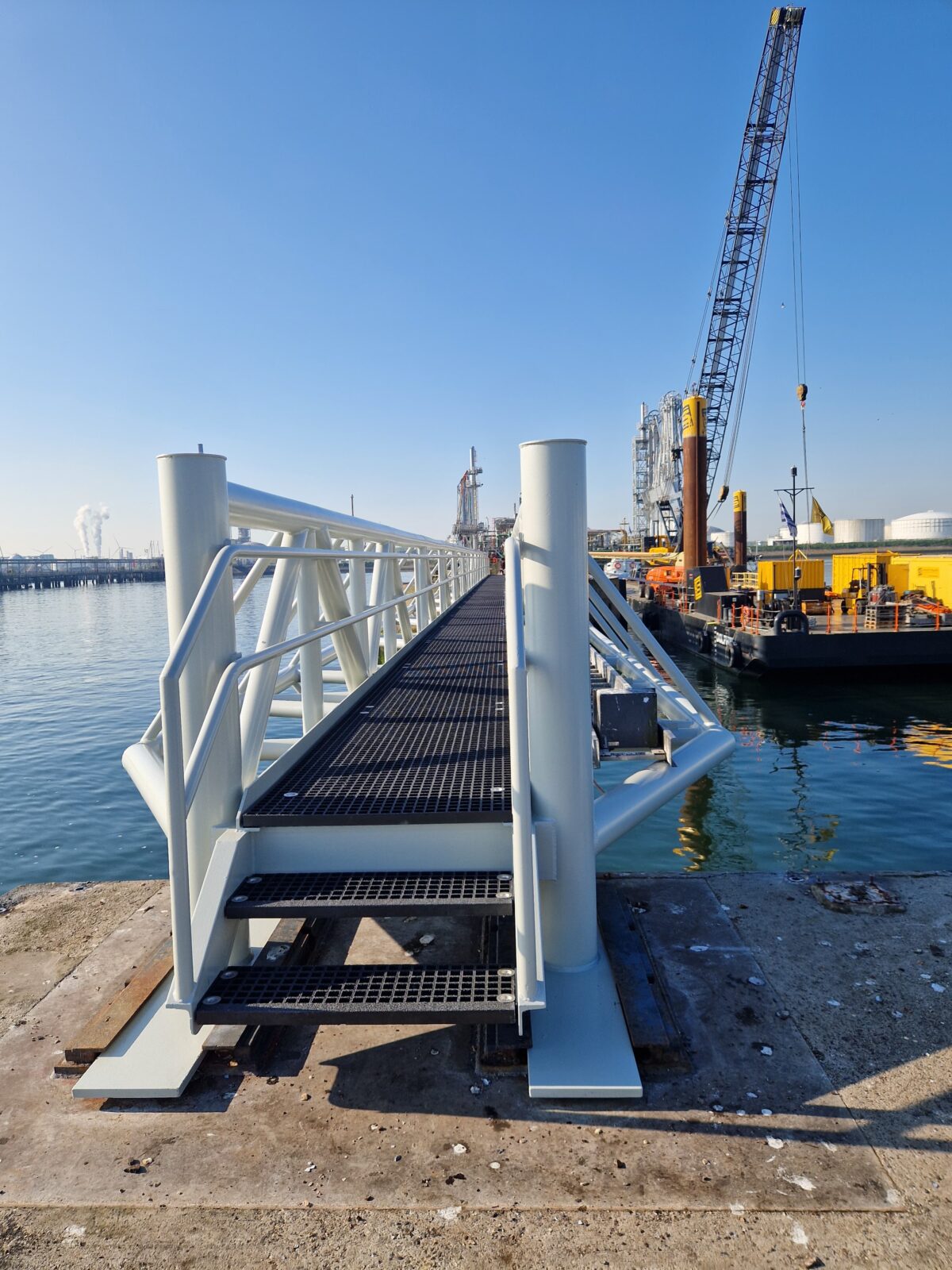 Renovatie Steel Jetty 1 - Gunvor Rotterdam - Van der Straaten